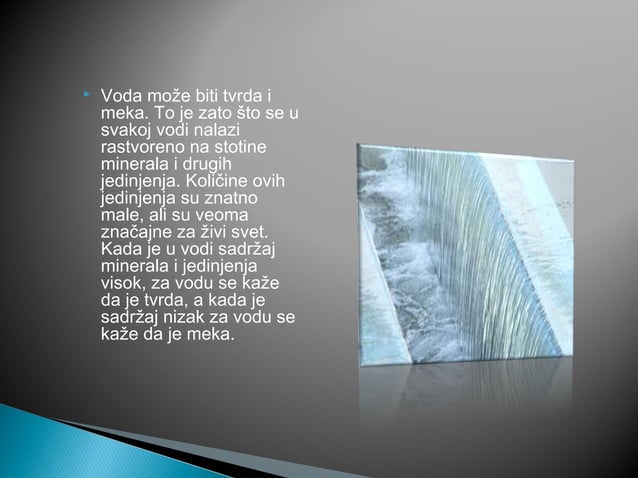 Voda.opstinasevojno.hemija | PPT