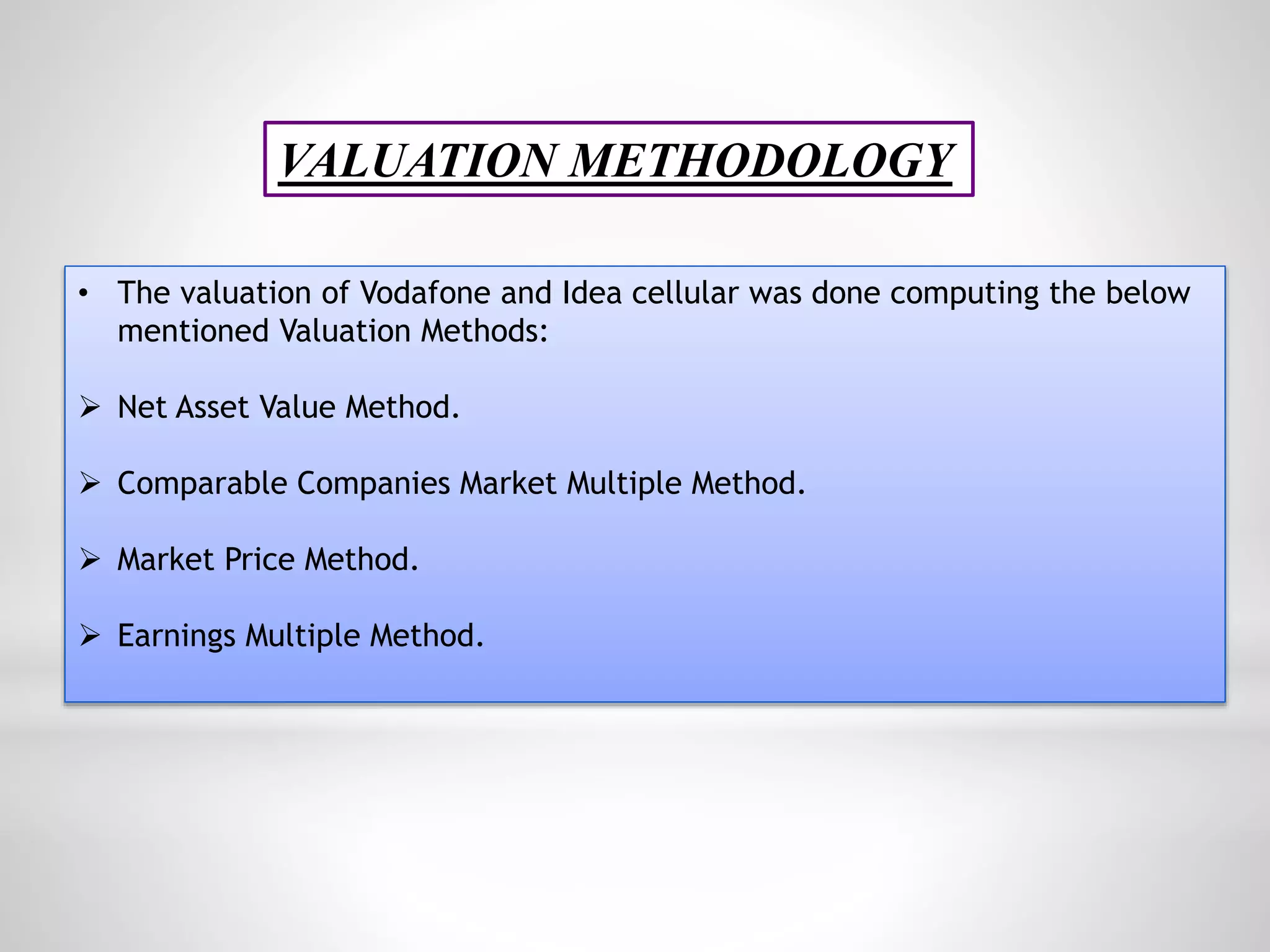 Vodafone and Idea merger ppt | PPTX