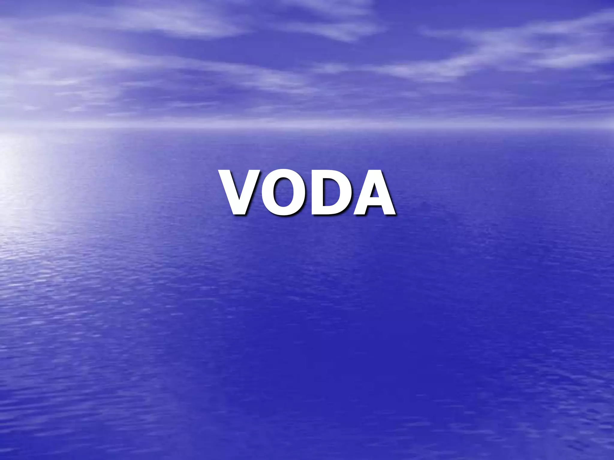 Voda prezentacija | PPTX