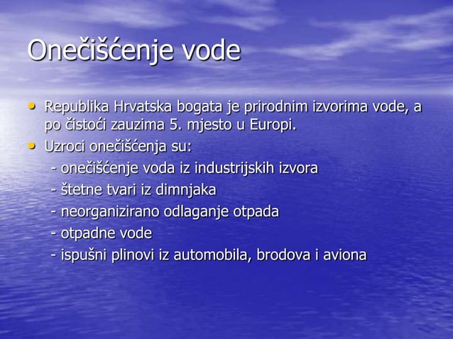 Voda prezentacija | PPTX