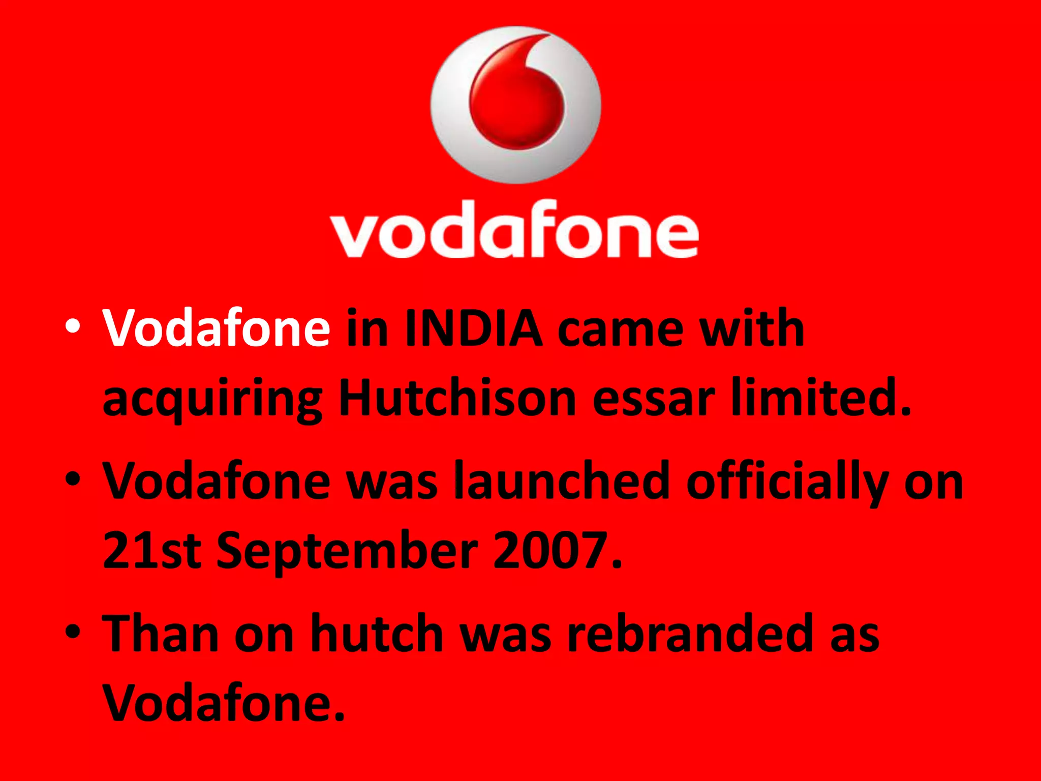 Vodafone Marketing Strategy | PPTX