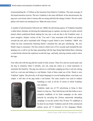 Vodafone Brand Analysis | DOCX