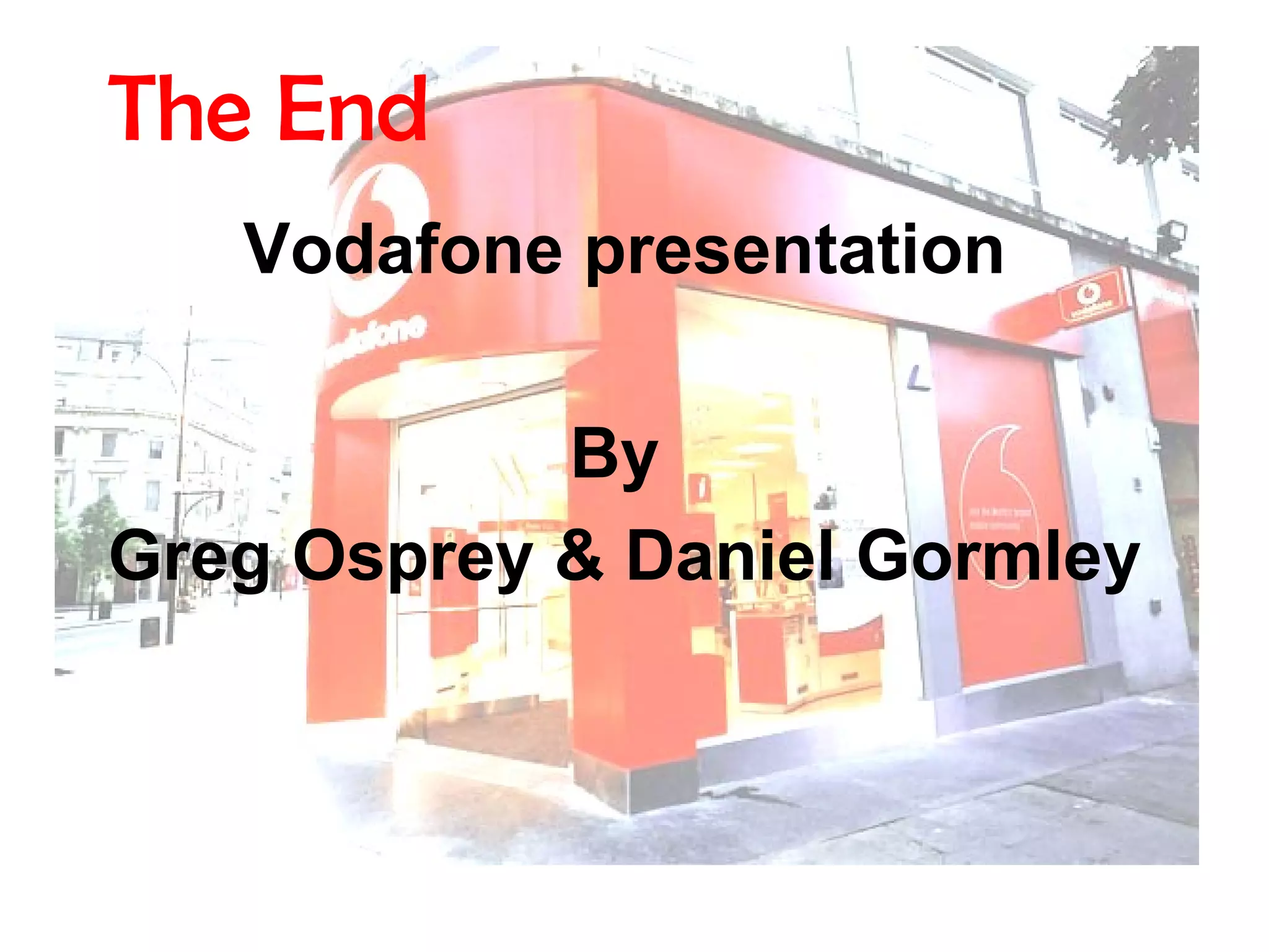 Vodafone Presentation | PPT