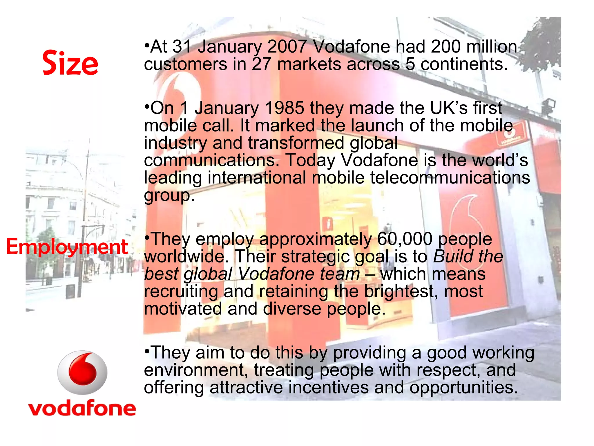 Vodafone Presentation | PPT