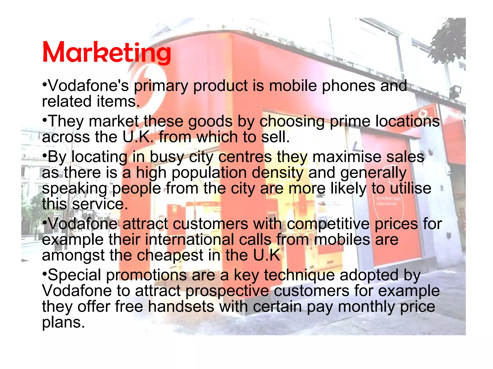 Vodafone Presentation | PPT