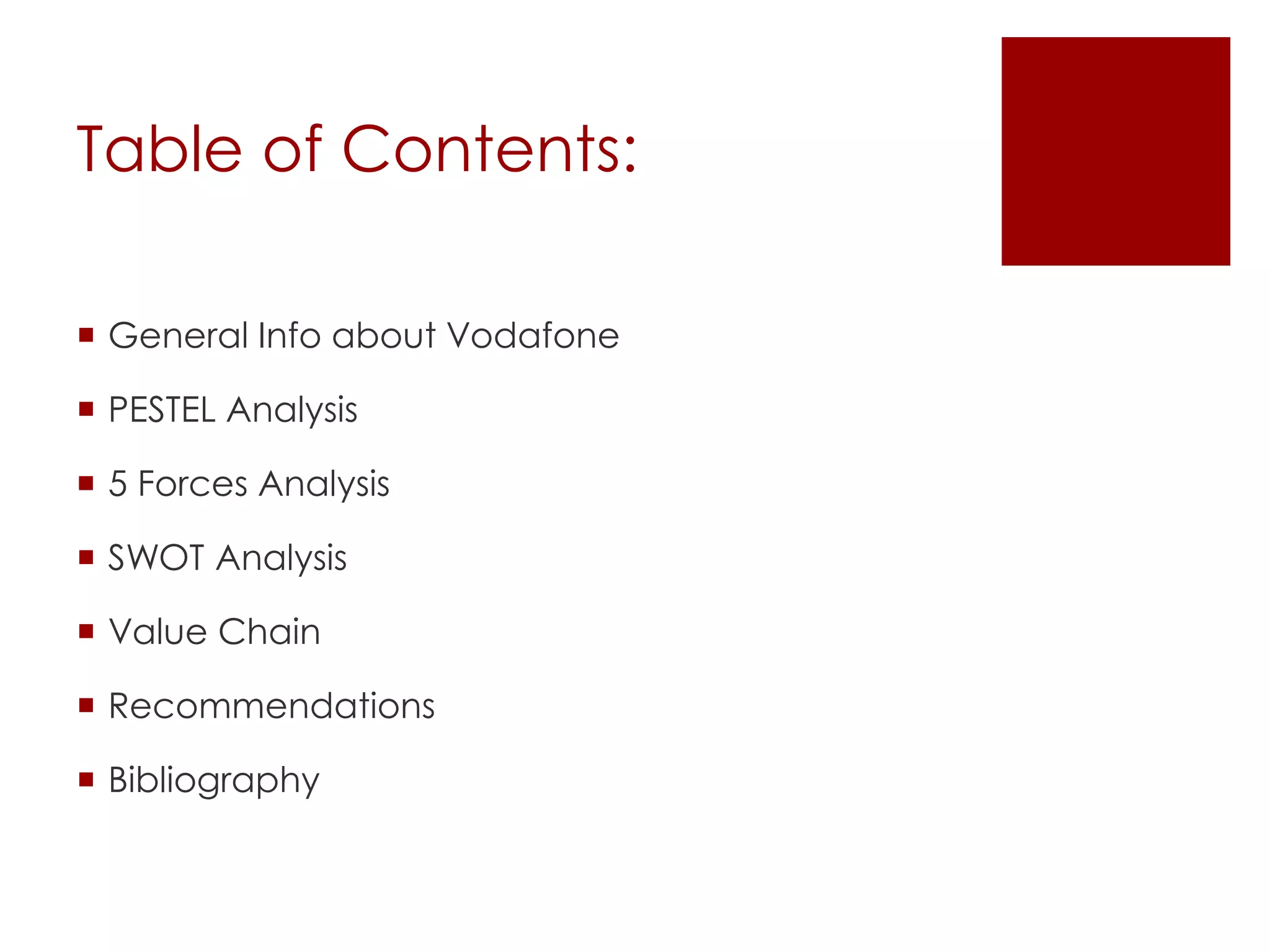 Vodafone presentation | PPTX