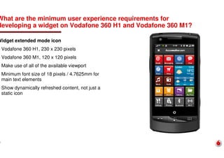 Vodafone 360 - User Experience Guidelines | PDF | Smartphones | Consumer Electronics
