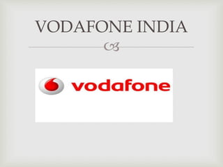Vodafone and idea merger | PPTX