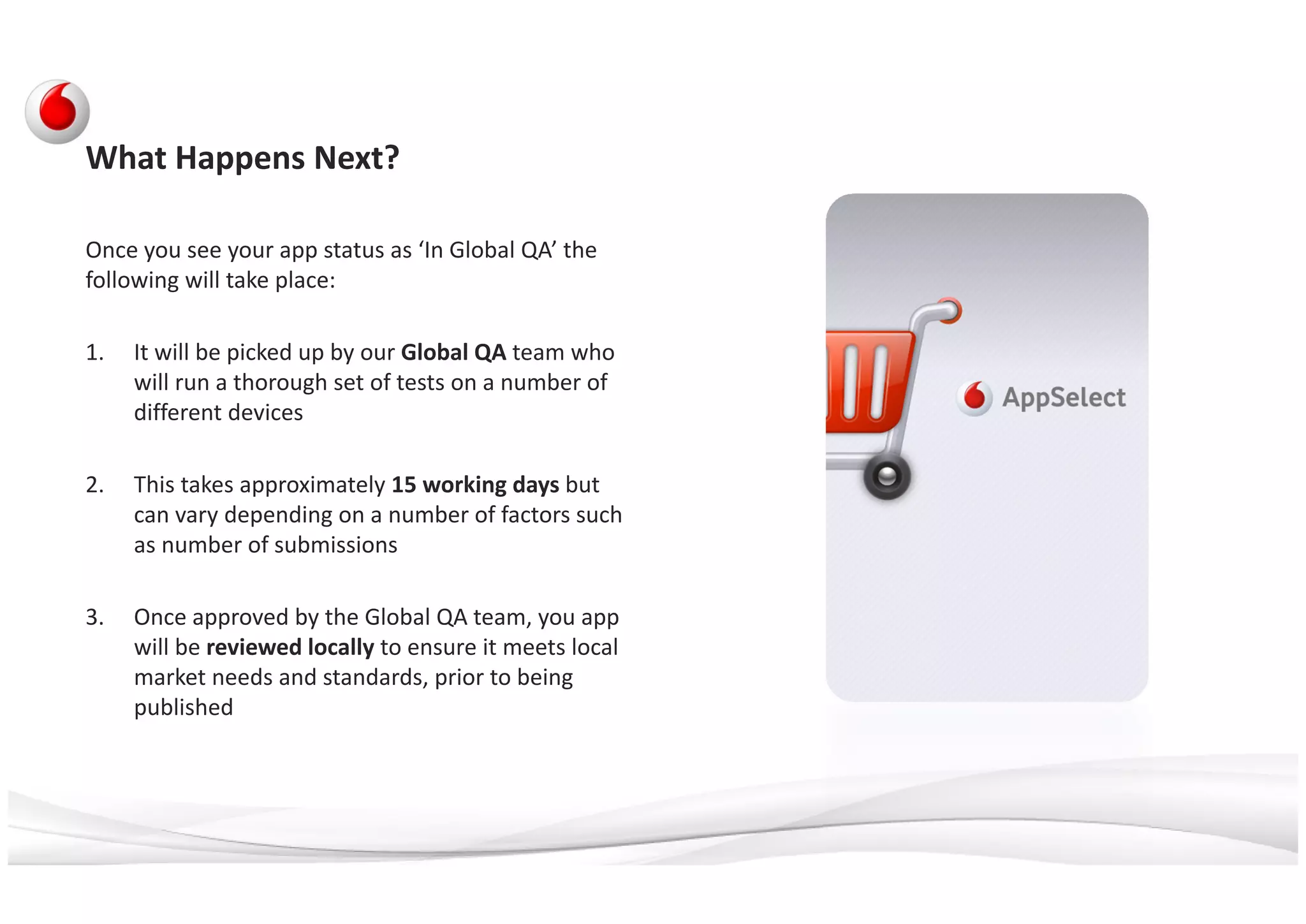 Vodafone application upload guidelines v1 | PDF