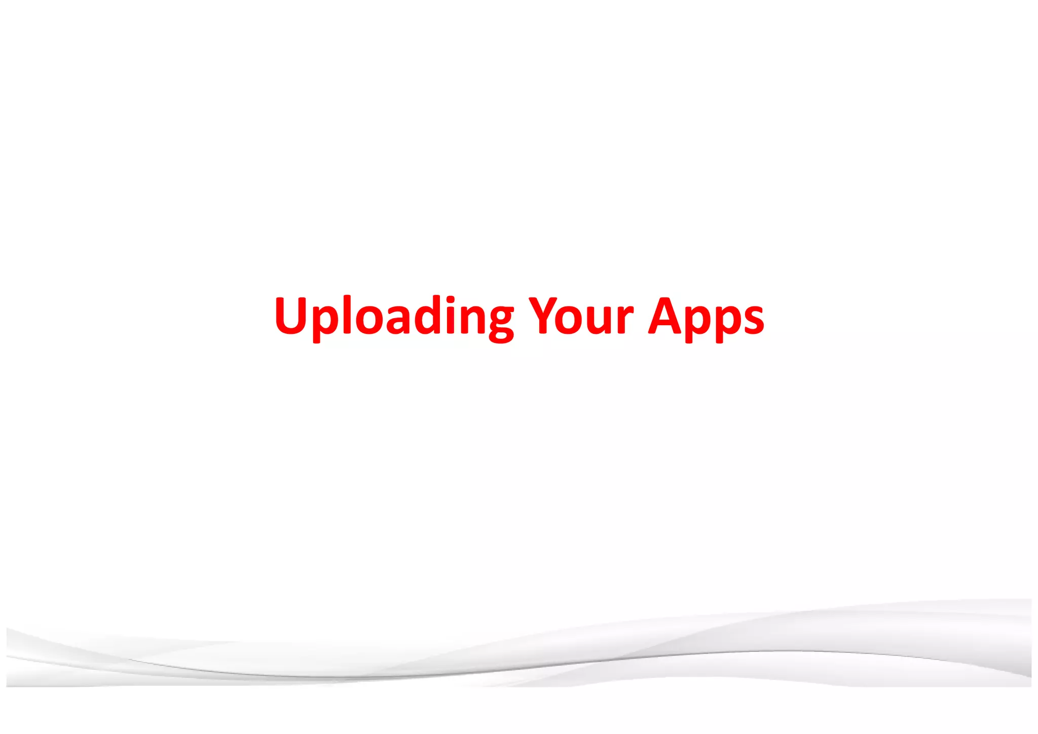 Vodafone application upload guidelines v1 | PDF