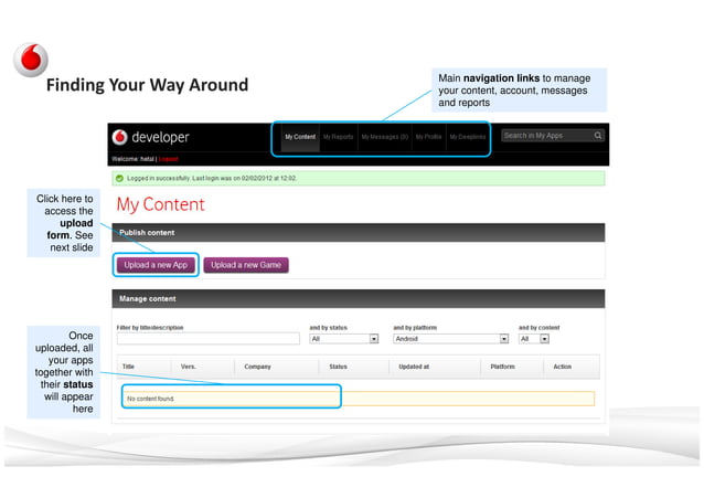 Vodafone application upload guidelines v1 | PDF | Computer Software and ...