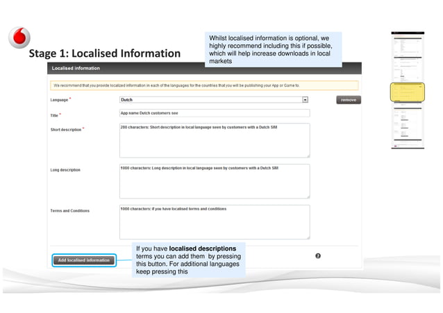 Vodafone application upload guidelines v1 | PDF | Computer Software and ...