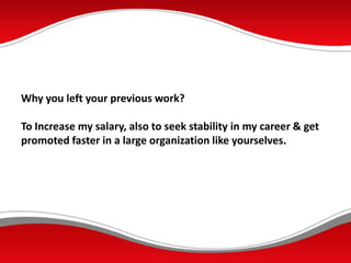 Vodafone call center interview questions | PPTX
