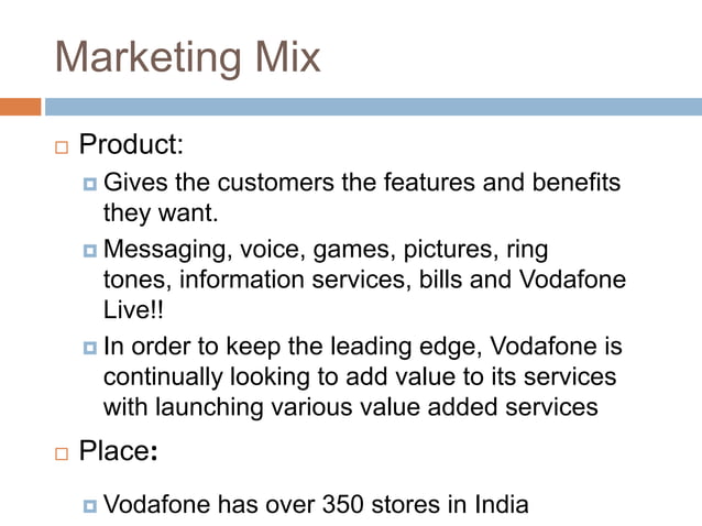 Vodafone case study | PPTX | Marketing and Advertising | Business