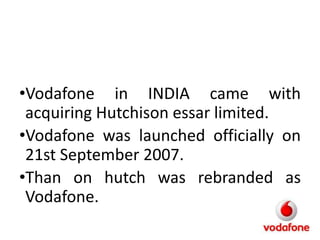 Vodafone case study | PPTX