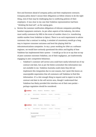 Vodafone complaint letter | PDF