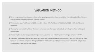 Vodafone & idea | PPTX