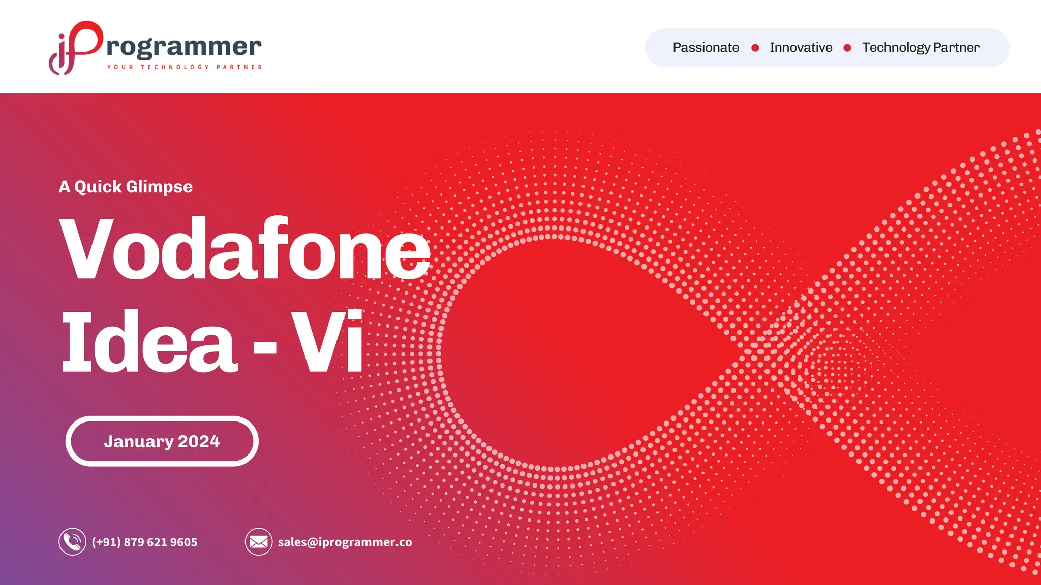Our Journey of Mobile App Development for Vodafone Idea | iProgrammer | PPT