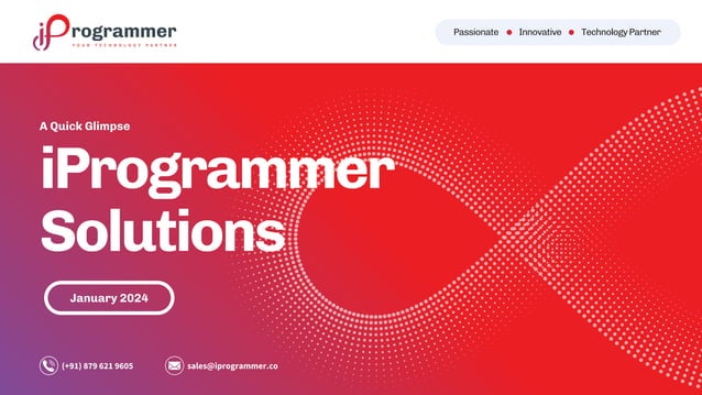 Our Journey of Mobile App Development for Vodafone Idea | iProgrammer | PPT