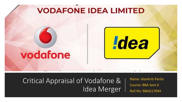 Vodafone & Idea merger | PPT