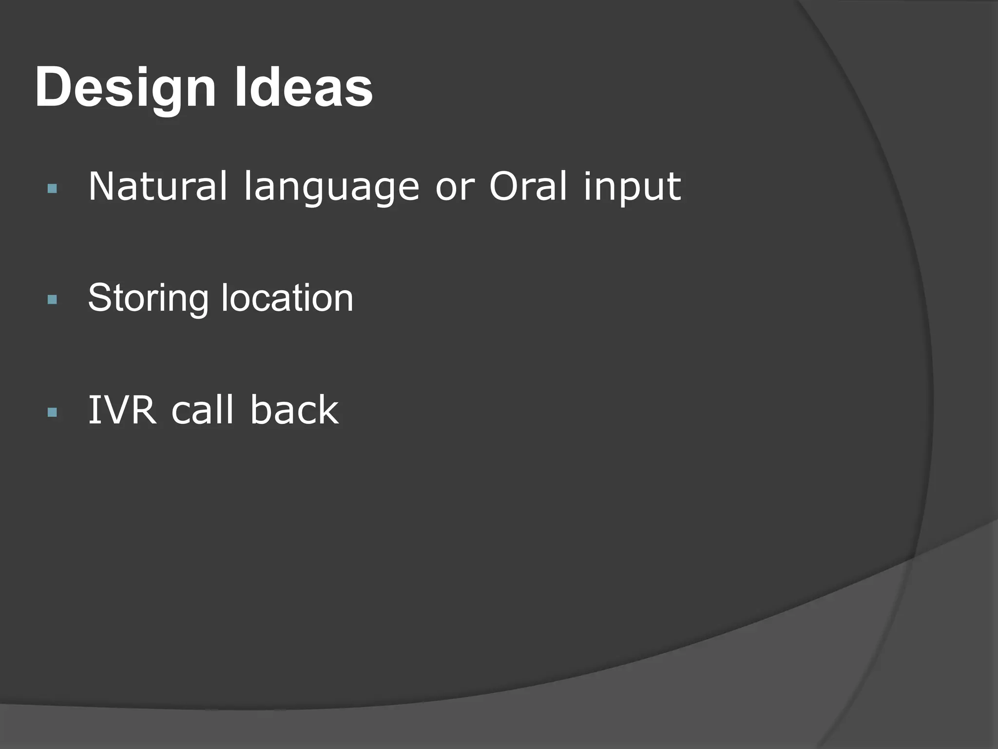 IVRS redesign | PPTX