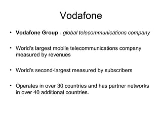M&A of Vodafone | PPT