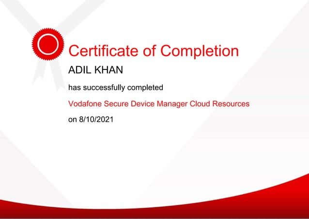 Vodafone Secure Device Manager - Cloud Resources | PPT