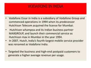 Vodafone service | PPTX