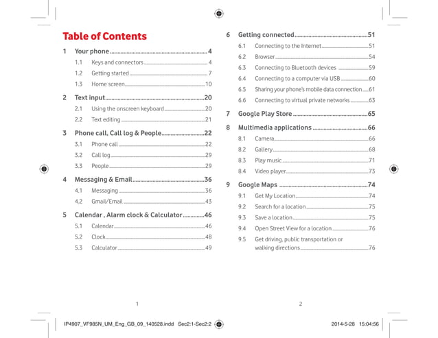 Vodafone Smart 4 power Manual / User Guide | PPT