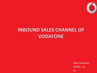 Vodafone summer internship | PPT