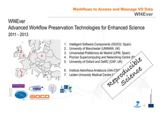 Workflows to access and massage VOData | PPT