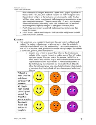Vodcast Lesson Plan | DOCX | Homework and Study | Education