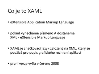Úvod do XAML | PPTX