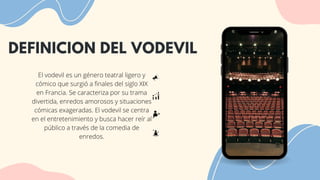 Vodevil.pdf géneros teatrales séptimo grado | PDF