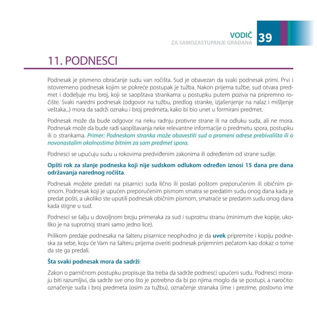 Vodic za-samozastupanje | PDF