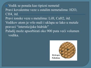 Vodik | PPTX
