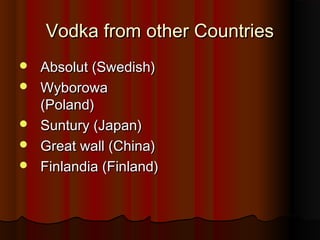 Vodka | PPT