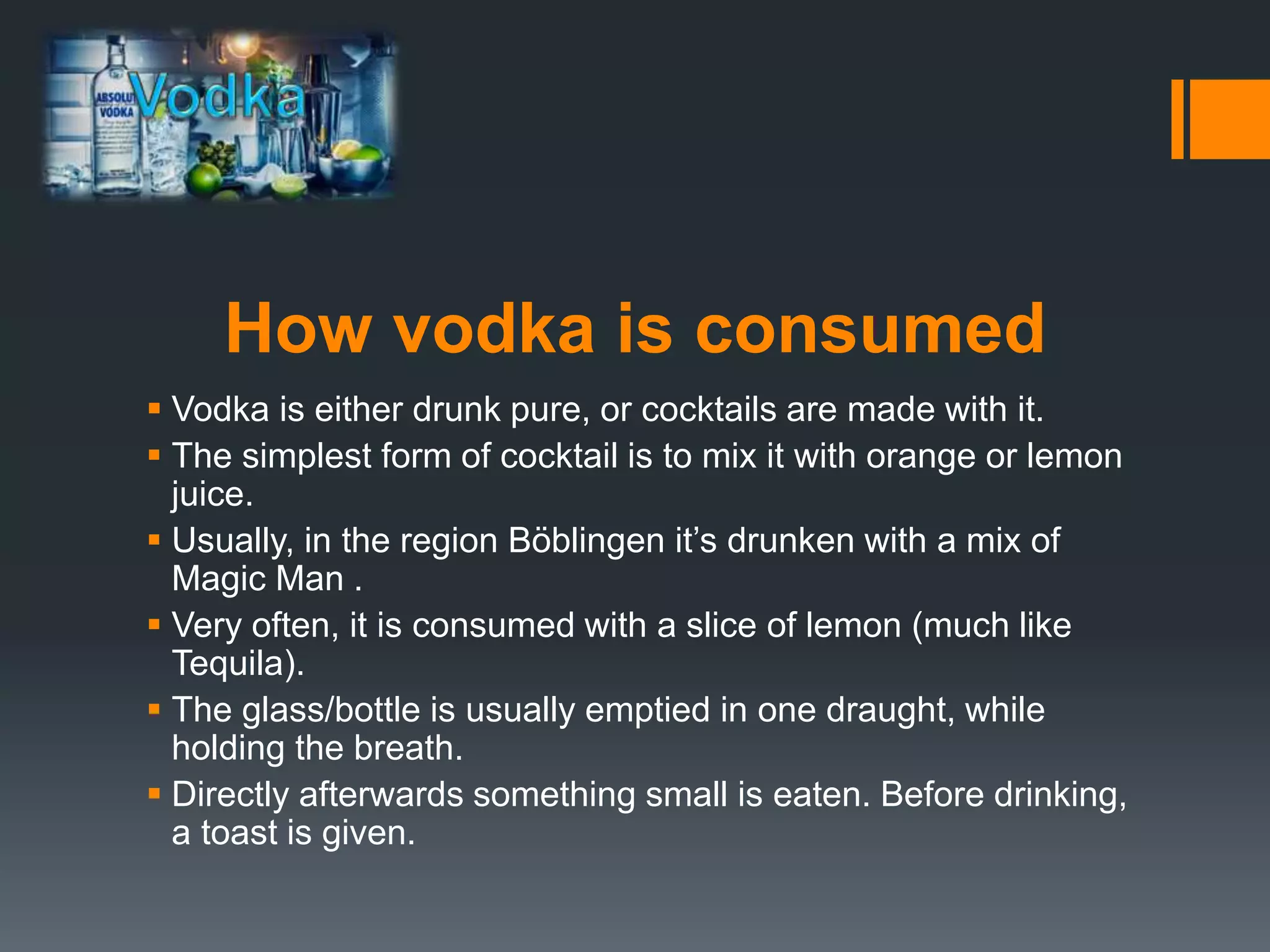 Vodka für Bernzke | PPT