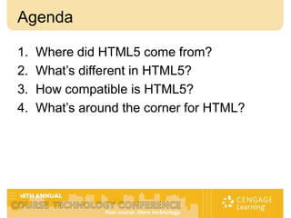 Course Tech 2013, Sasha Vodnik, A Crash Course in HTML5 | PPT