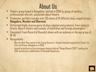 Vodo Production | PPT | Drama | Genres