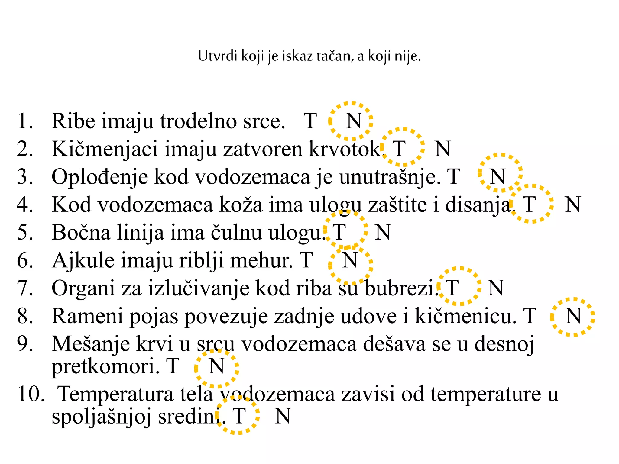 Vodozemci i ribe-ponavljanje | PPTX