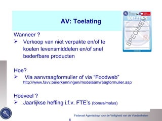 Festivak 2014 Antwerpen_Koen de Roover_Voedselveiligheid | PPT