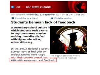 Audio feedback – better feedback? | PPT