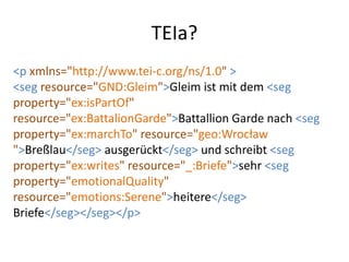 Encoding Text About Things (Georg Vogeler) | PPT