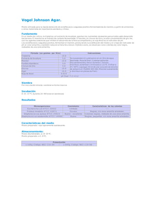 Vogel Johnson agar | DOCX