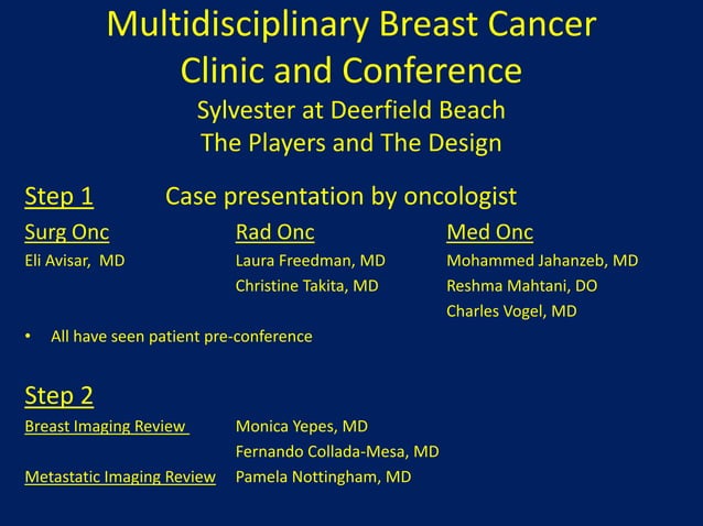 Multidisciplinary Cancer Care - Dr. Vogel | PPTX | Cancer | Diseases ...