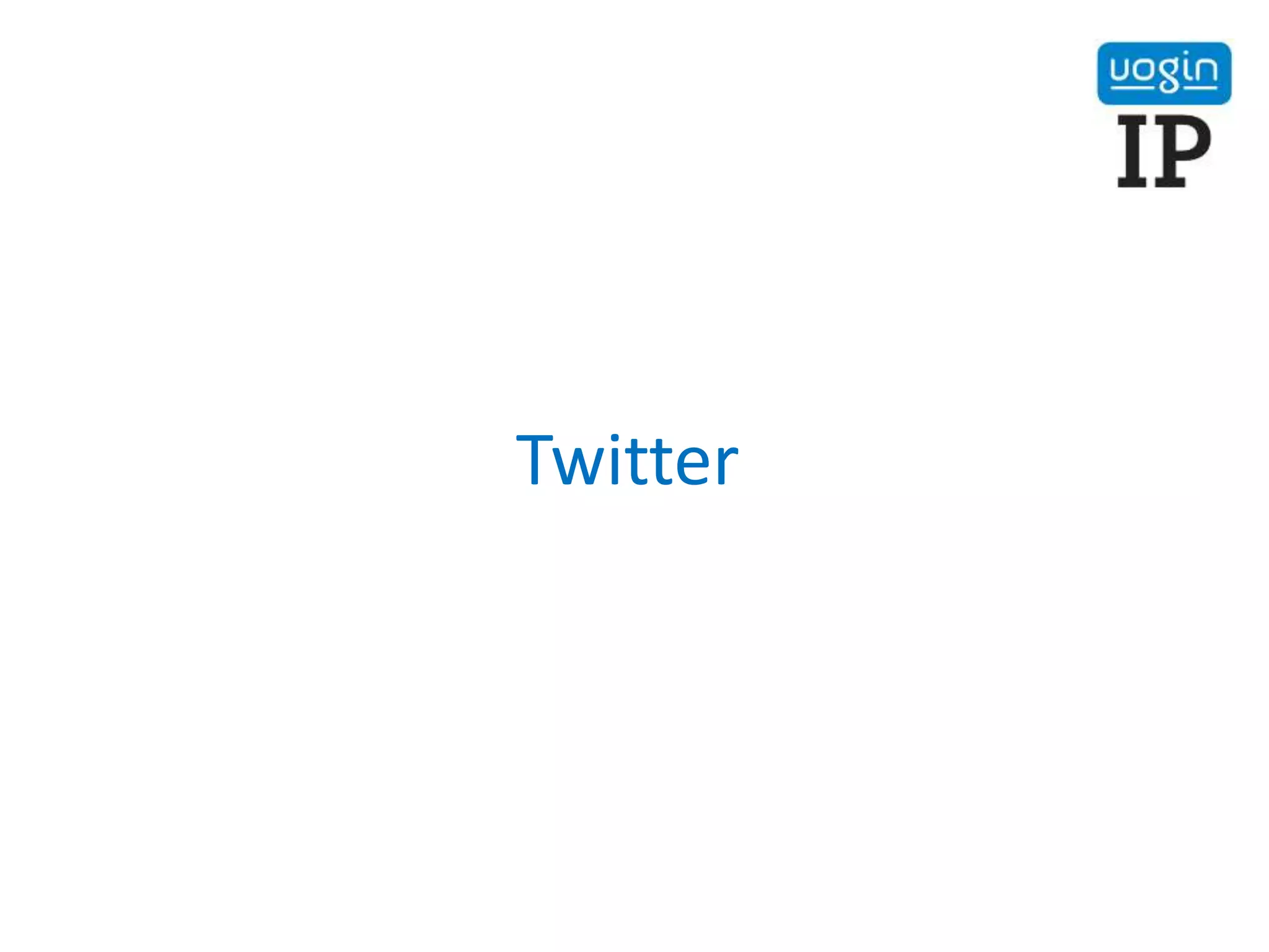 Use of Twitter and social media | PPTX