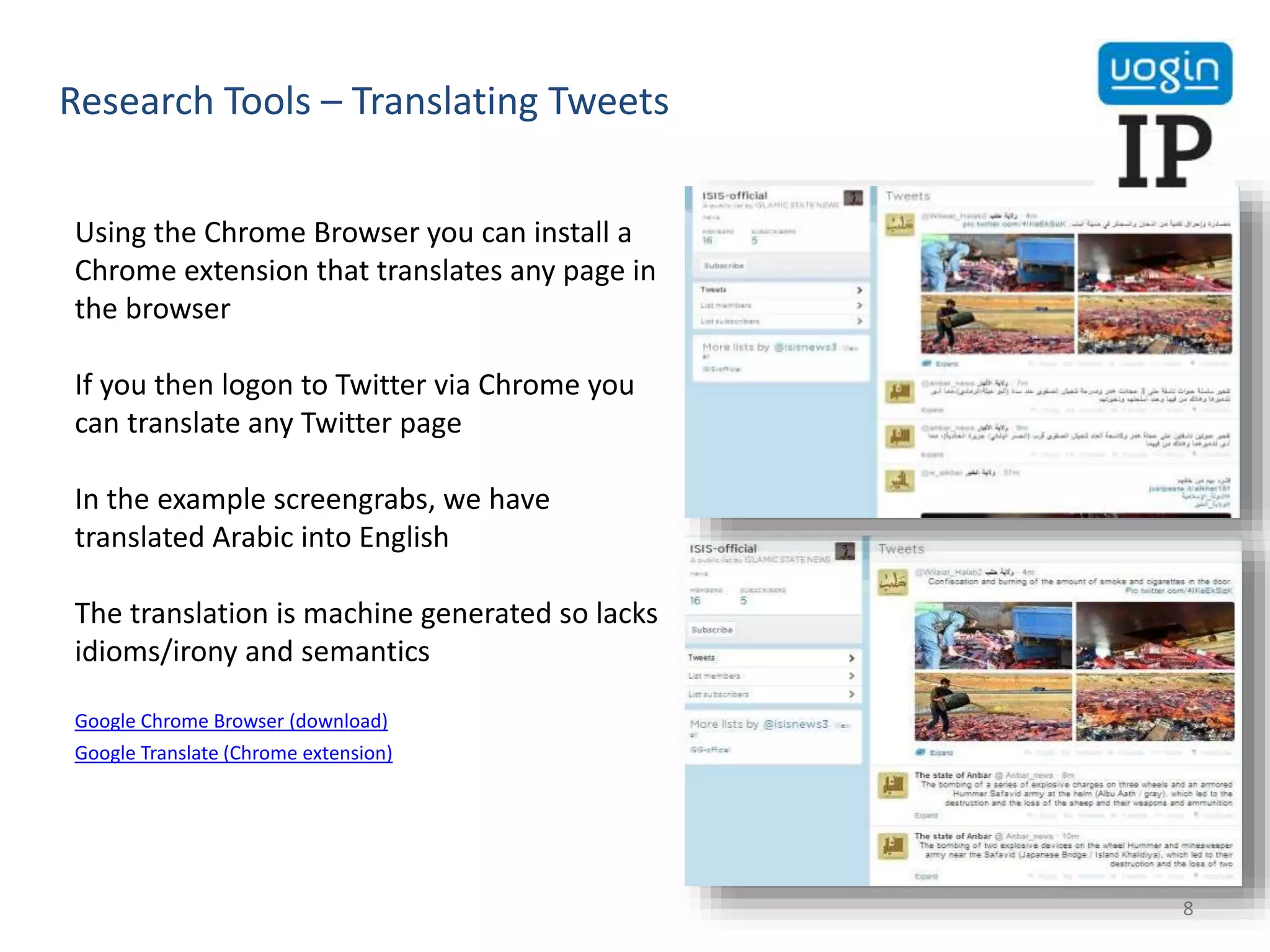 Use of Twitter and social media | PPTX