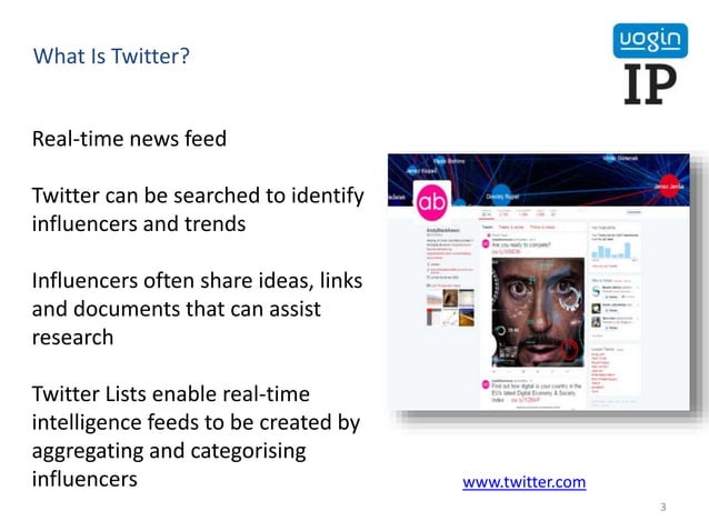 Use of Twitter and social media | PPTX