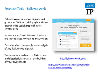 Use of Twitter and social media | PPTX